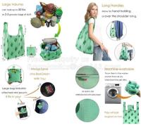 China Supermarket Cheap Recyclable Polyester Reusable Foldable Shopping Bag,Value Friendly Reusable Polyester Foldable Shoppin for sale