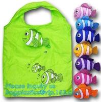 China Factory Price Fast Delivery Polyester Folding Tote Waterproof Fruit Strawberry Nylon Foldable Shopping Bag / folding for sale