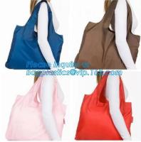 China Eco-Friendly Reusable Polyester Foldable Shopping Bag,Custom Gift Promotional 210D 420D Polyester 190T Nylon Small Draws for sale