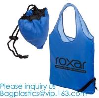 China Recyclable Reusable Resealable High Quality Grocery Bag, Promotion Reusable Polyester Nylon Foldable Shopping Bag for sale