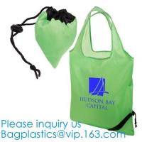 China Recyclable Reusable Resealable High Quality Grocery Bag, Promotion Reusable Polyester Nylon Foldable Shopping Bag for sale