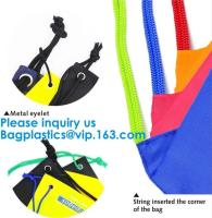 China Custom Drawstring Bag/ Promotional drawstring backpack/Polyester Drawstring Bag,Custom 190T 210T 210d polyester backpack for sale