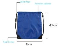 China Custom Gift Promotional 210D 420D Polyester 190T Nylon Small Drawstring Bag,Promotional Heavy Duty 190T Nylon Polyester for sale