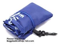 China Printing Logo Polyester Handled Foldable Tote Bag With Snap Closure Foldable Bag Pocket Folding Nylon Shopping Bag for sale