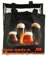 China Qualified Black and White Custom Printing Recyclable PP fabric Woven Shopping Bag, textile fabric woven polyprolylene sa for sale