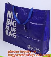 China Large Capacity Full Color Printed Laminated Pp Woven Plastic Shopping Bag,eco-friendly, reusable, durable, recyclable an for sale
