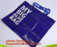 China Large Capacity Full Color Printed Laminated Pp Woven Plastic Shopping Bag,eco-friendly, reusable, durable, recyclable an for sale