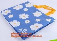 China Recycle Ecological Custom Food Packing Ultrasonic polyprolylene Woven Tote Bags, handles promotional shopping bags avail for sale