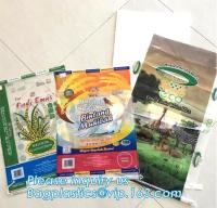 China Custom recyclable kraft paper laminated pp woven food packaging bag with logo printing,25kg 20kg urea fertilizer packagi for sale