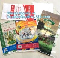 China Custom recyclable kraft paper laminated pp woven food packaging bag with logo printing,25kg 20kg urea fertilizer packagi for sale