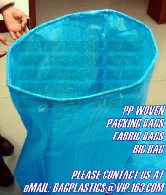 China EMS woven bags, FIBC bags, big bags, ground cover, tarpaulin, PE tarpaulin, weed mat, Flex for sale