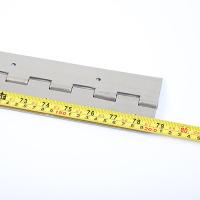 China Galvanized 3mm Reinforced Holes 96in Carbon Steel Hinge For Industrial Machine Guards for sale