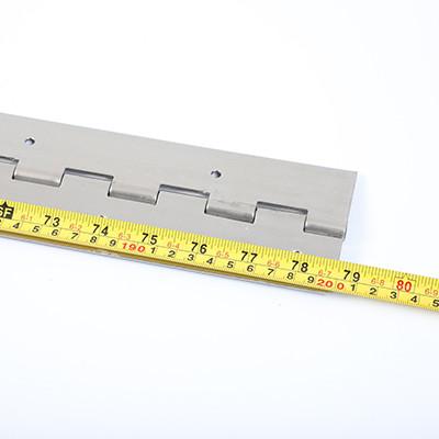China Galvanized 3mm Reinforced Holes 96in Carbon Steel Hinge For Industrial Machine Guards for sale