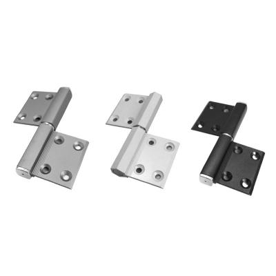 China Door Heavy Duty Aluminum Hinge White For Fast Proofing 0-180 Degree Opening for sale