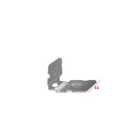 China Stainless Steel 201 Aluminum Door Hardware Corner Joint Piece Thick 1.5-3 Mm for sale