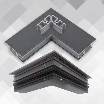 China Custom Aluminium Hardware Solid Door Window Corner Joint Bracket for sale