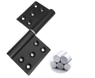 China Detachable Slim Aluminum Glass Door Hinge For Lift Off Flag Type Metal Doors for sale