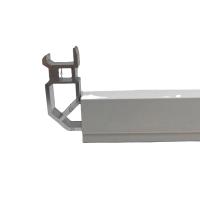 China H10mm Aluminum Corner Joint For Double Glazed Tempered Glass Sliding Entrance Door for sale