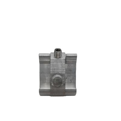 China V Type Slim Aluminium Profile Inner Connectors Height 15mm For Office Buildings for sale