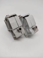 China 50 Series Aluminum Hardware Corner Joint For Silding Door With Surface Sandblasting for sale