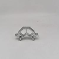 China Height 14mm Width 20mm Aluminum Corner Connector For Folding Window And Door for sale