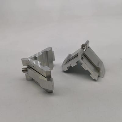 China Custom Aluminium Corner Joint OEM V Shaped For Office Partition for sale