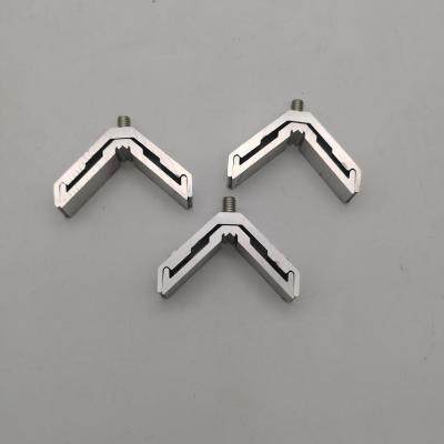China 6063-T5 Aluminium V Shaped Brackets Customized for Door for sale