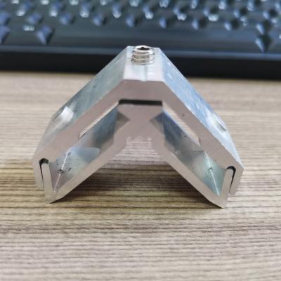 China V Type Aluminum Profile Corner Joint Height 30mm For Sliding Doors And Windows for sale