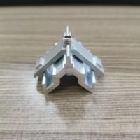 China 45 Degree Connecting Aluminum Profile Corner Code Door And Window Hardware Connector for sale