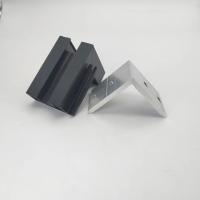China L Shape Corner Bracket Fittings Fasteners Thick 5mm Aluminum Extrusion Profile Angle Connector for sale