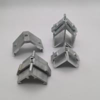 China 45° Aluminum Window & Door Connector For Sliding Systems Square Hole Corner Fitting for sale