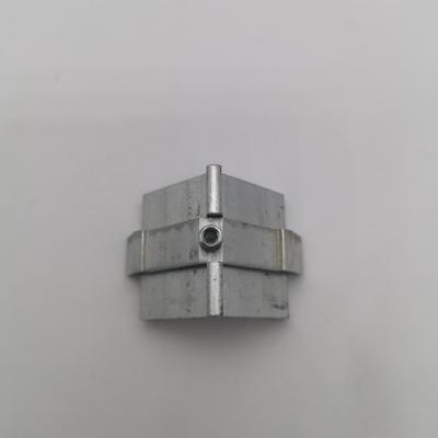 China Quick Fit 45° Aluminium Corner Connector Heavy-Duty Sliding Window & Door Square Hole Fitting for sale