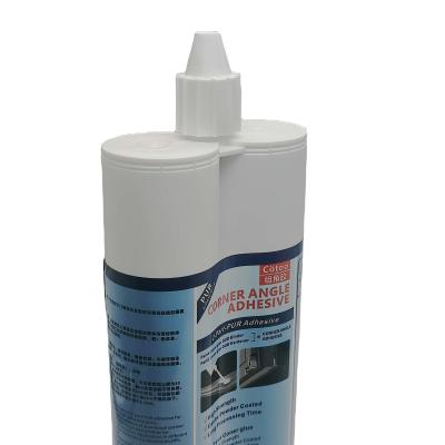 China Double Components Light Yellow PU Angle Glue for Door / Window Installation Quick-Drying Weatherproof Adhesive for sale