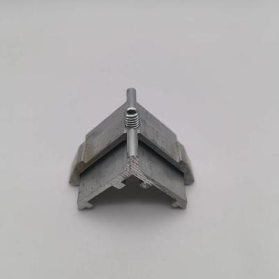 China AlumaLock 45° Sliding System Heavy Duty Corner Fitting with Square Hole for sale