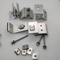 China Durable Aluminum Frame Solar Rail Clamps For Modern Apartment PV Systems for sale