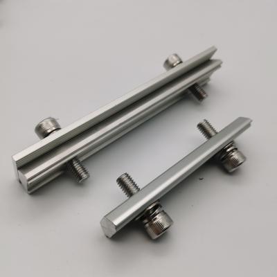 China ​Solar Farm Grounding Solution H Steel Mid Clamps Aluminum for sale