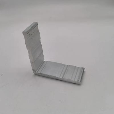 China Thick 5mm Aluminum Extrusion Profile Angle Connector L-Shape Corner Bracket Fittings Fasteners Door & Window Accessories for sale