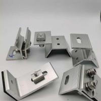 China Solar Panel Aluminium Rail Clamps with Nut Compatible with Roof Carport & Ground Mounts for sale