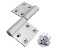 China ​MultiMount™ Adjustable Aluminium Door Hinge 10-Bearing Left Swing 4/5 Hole Compatible for sale