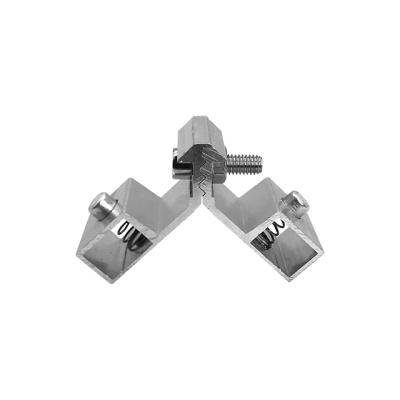 China 6063-T5 Primary Aluminum 45 Degree Angle Profile Corner Connector with 3-Year Warranty for sale