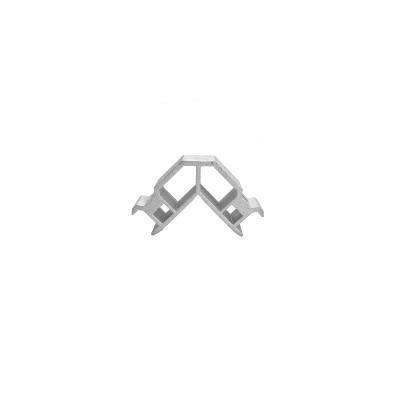 China One Piece Molding 6063-T5 Primary Aluminum Window Corner Connector with Customizable Height for Doors and Windows for sale