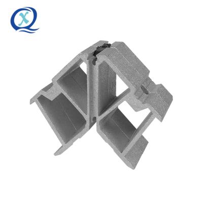 China 6063-T5 Primary Aluminum Corner Joint with Modern Design and Customizable Height for Windows and Doors for sale