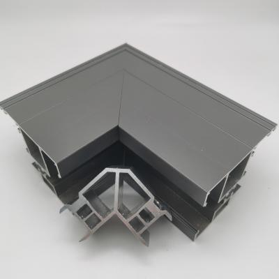 China Modern Design 6063-T5 Primary Aluminum Corner Joint Customizable Height for Window and Door Profiles for sale