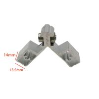 China 6063-T5 Primary Aluminum 45 Degree Angle Customizable Height Aluminum Corner Joint for Windows and Doors for sale