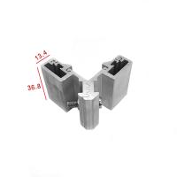 China Modern 6063-T5 Primary Aluminum Profile Corner Joint for Durable and Solid Window Connections with Customizable Height for sale