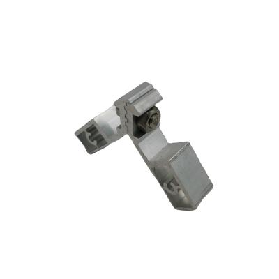China Customizable Height 6063-T5 Primary Aluminum Corner Joint with Sandblasted Surface for Modern Windows for sale