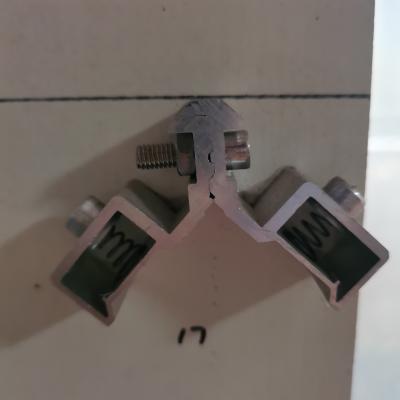 China Customizable Height 10.5-40.5 Polished Surface 6063-T5 Primary Aluminum Profile Corner Joint for Modern Windows for sale