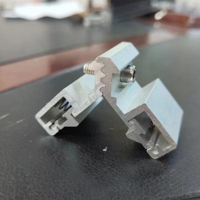 China 6063-T5 Primary Aluminum Profile Corner Connector with Sandblasted Surface for 45 Degree Angle Window Hardware for sale