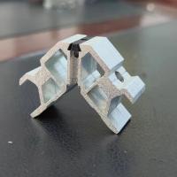 China Modern Design 6063-T5 Aluminum Alloy Window Frame Corner Connector with Durable Sandblasted Surface for sale