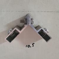 China Modern Design 6063-T5 Aluminum Sliding Window Frame Corner Joint 10.5mm Height Durable Screw Installation for sale